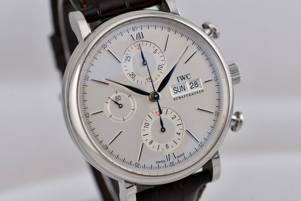 IWC Portofino Chronograph White Dial IW391027 2021 – SWISS LINK